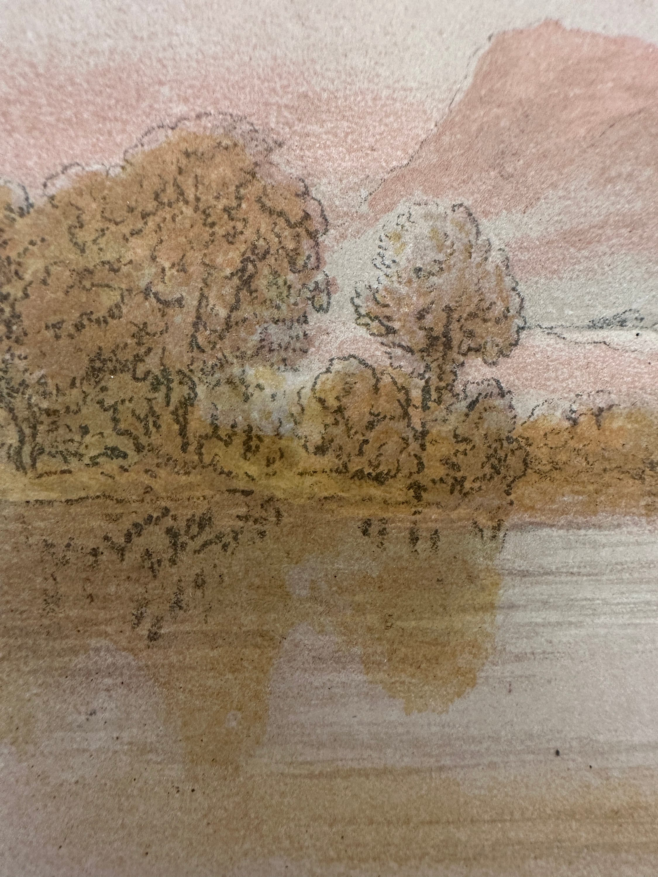 Antique Landscape Lithograph, a Spur of Ben Lomond From sketching From ...