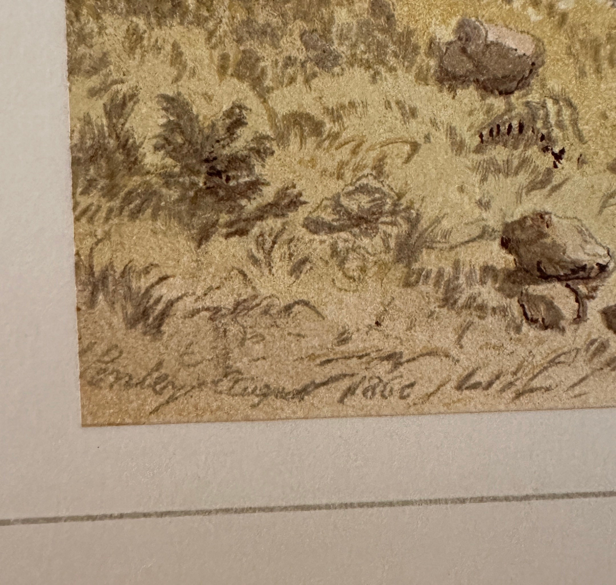 Antique Aaron Penley Lithograph, "hut at Ghorphwysfa, North Wales" From ...