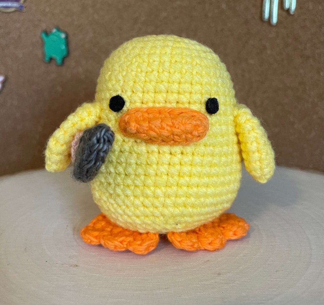 Crocheted Duck With Knife, Killer Duck, Ducky W/ Knife - Etsy