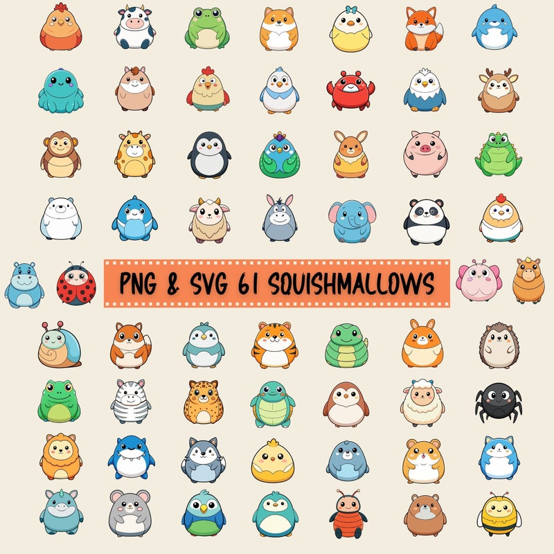 Squishmallow Svg - Etsy