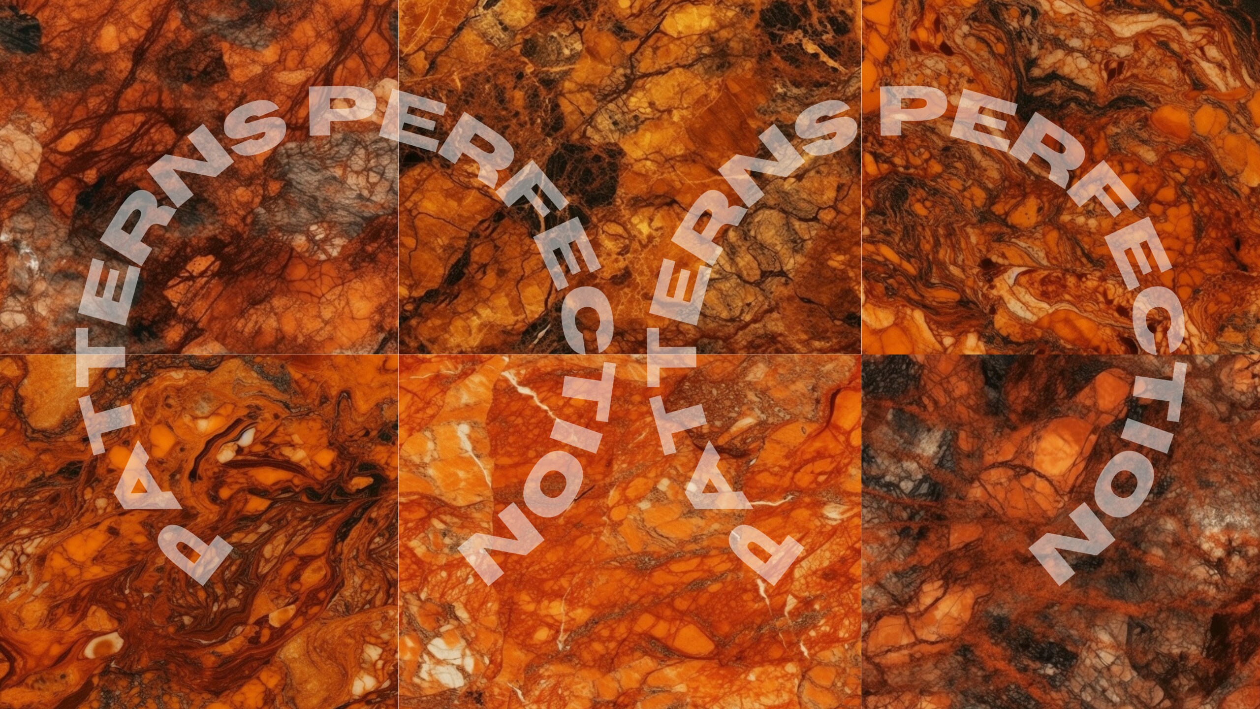 Orange Marble Digital Paper - SEAMLESS - Granite/marble Textures - 12 ...