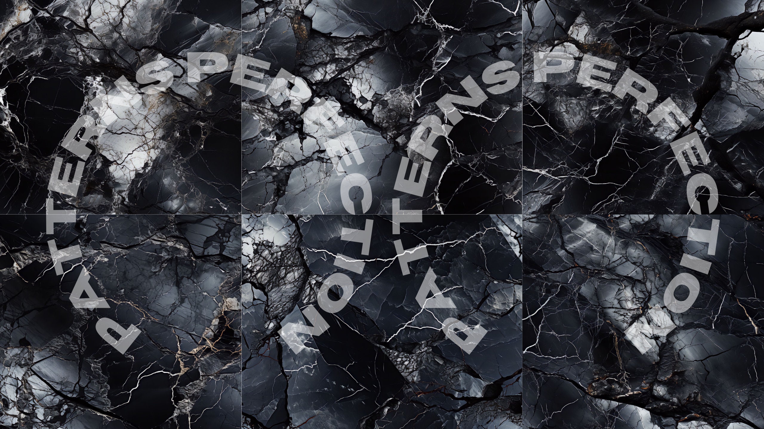 Black Marble Digital Paper - SEAMLESS - Granite/marble Textures - 12 ...