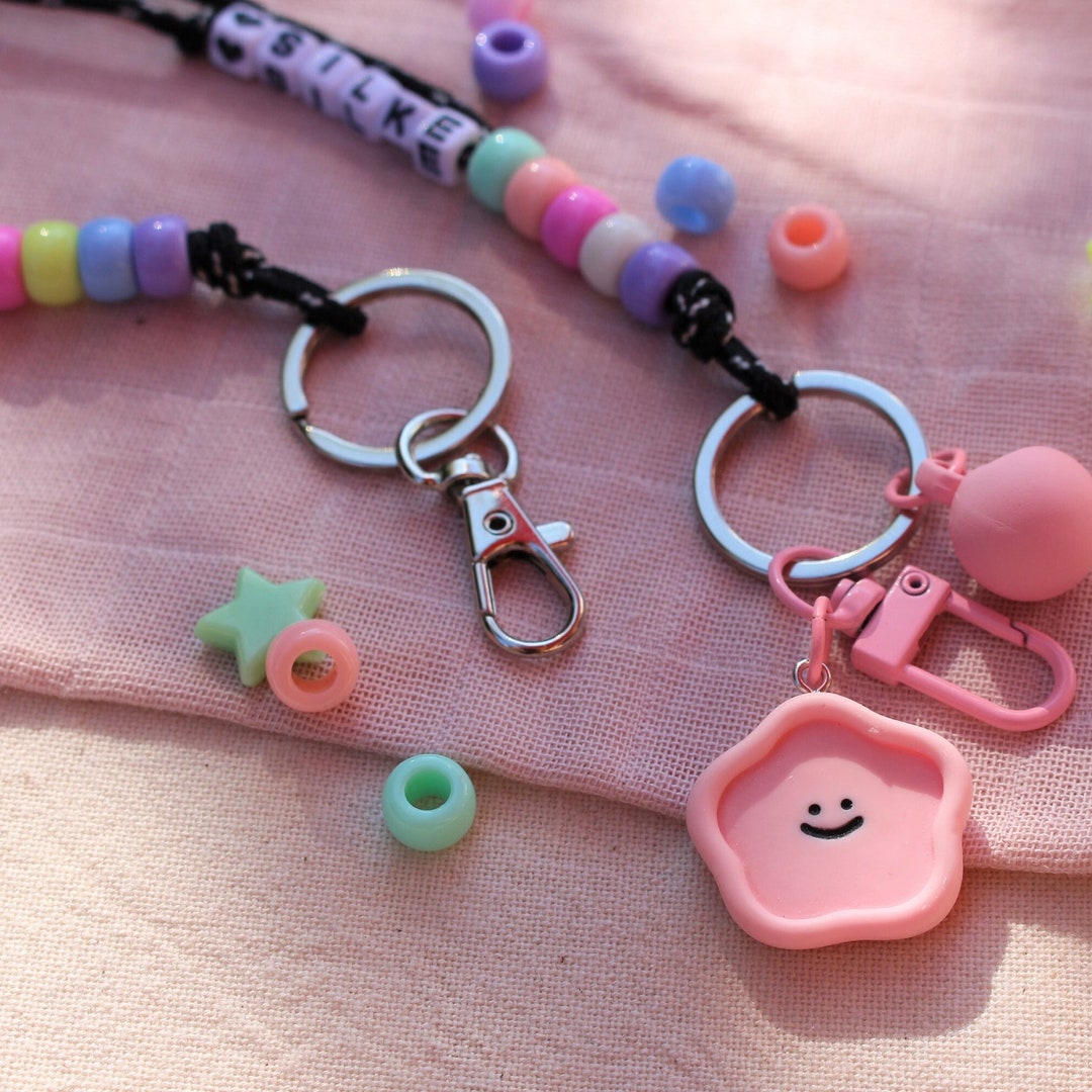 Personalized Lanyard *kawaii* With Name, Lanyard for Children, Lanyard ...