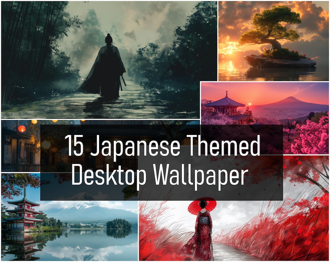 15 Japanese Themed - Desktop Wallpaper FULL HD 1920 X 1080 - Digital ...