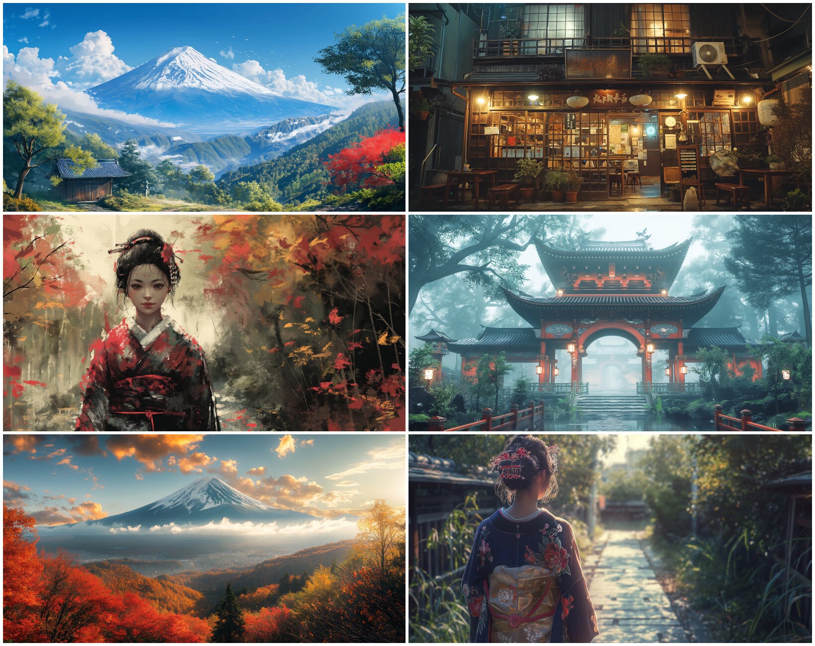 15 Japanese Themed - Desktop Wallpaper FULL HD 1920 X 1080 - Digital ...