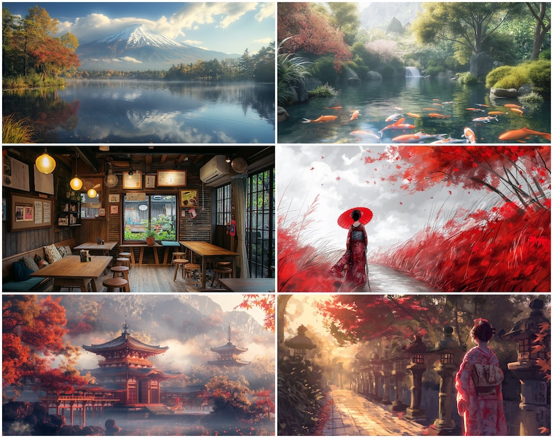 15 Japanese Themed - Desktop Wallpaper FULL HD 1920 X 1080 - Digital ...