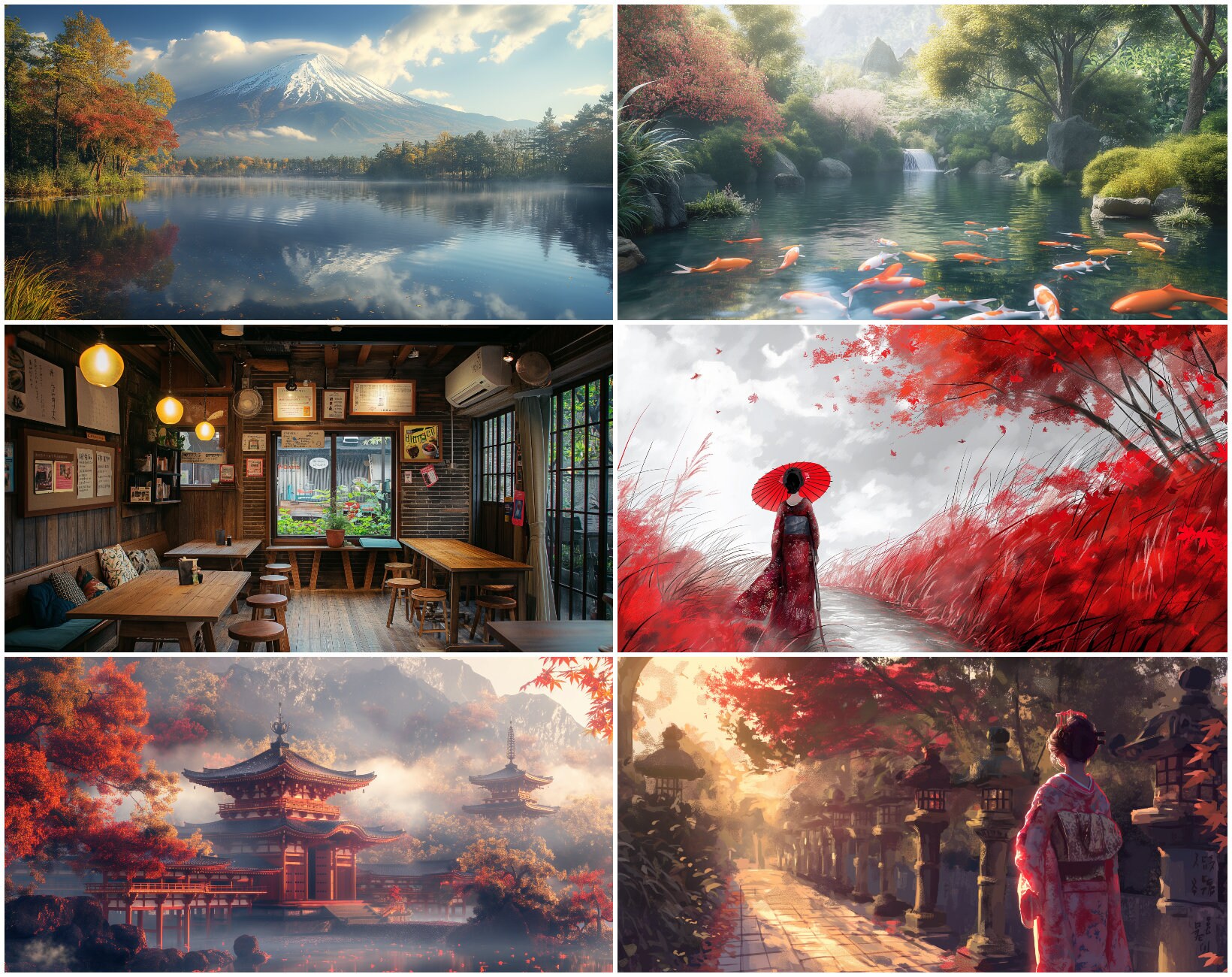 15 Japanese Themed - Desktop Wallpaper FULL HD 1920 X 1080 - Digital ...