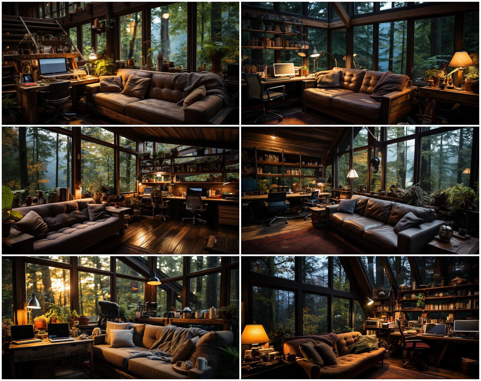 18 Videocall Background - Meeting Wallpaper - Cozy Cabin Vibes - Full ...