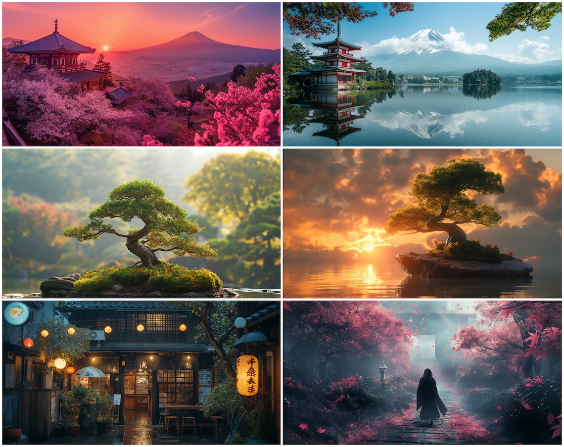 15 Japanese Themed - Desktop Wallpaper FULL HD 1920 X 1080 - Digital ...