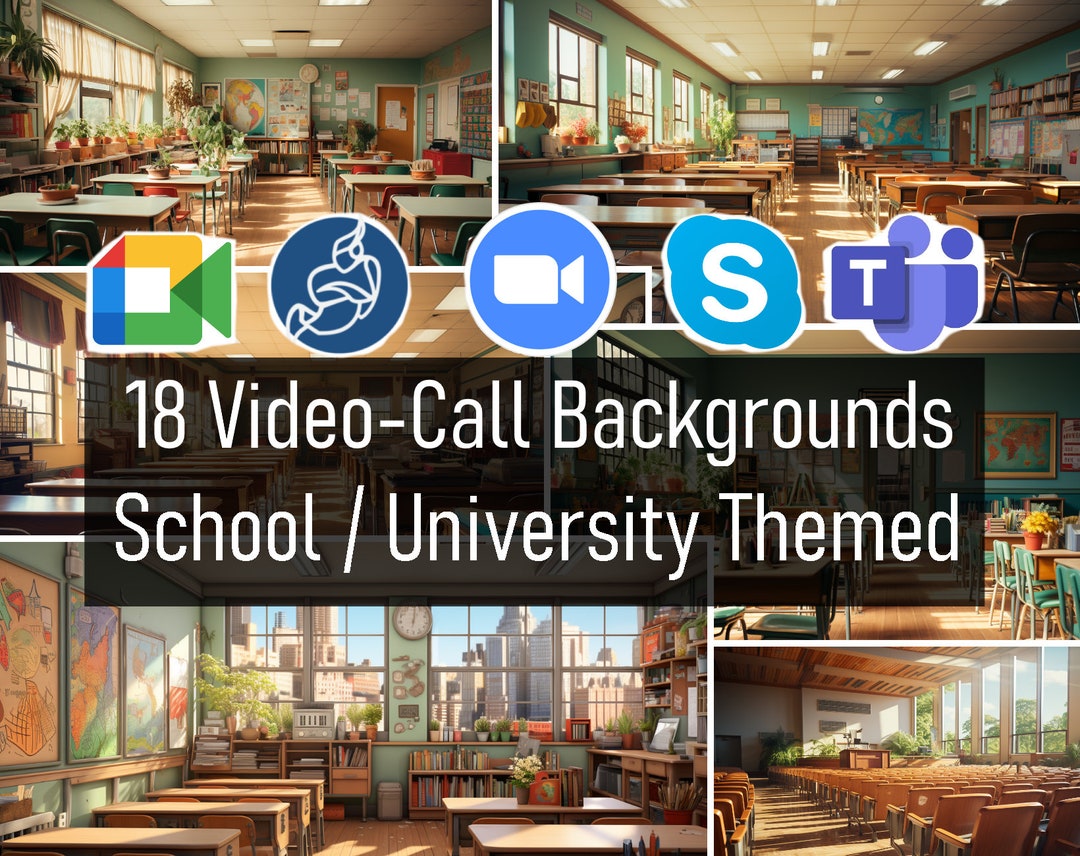 18 Videocall Background - Meeting Wallpaper - School / University ...