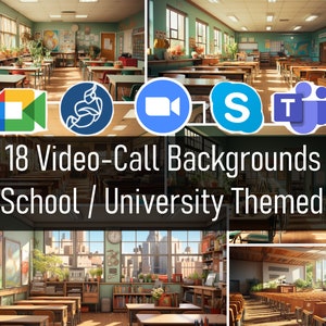 18 Videocall Background - Meeting Wallpaper - School / University ...