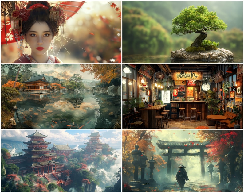 15 Japanese Themed Desktop Wallpaper FULL HD 1920 X 1080 Digital ...