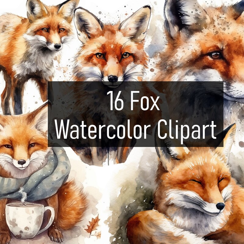 Fox Illustration - Etsy