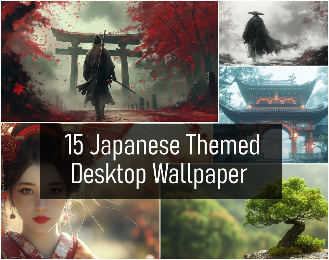 15 Japanese Themed - Desktop Wallpaper FULL HD 1920 X 1080 - Digital ...