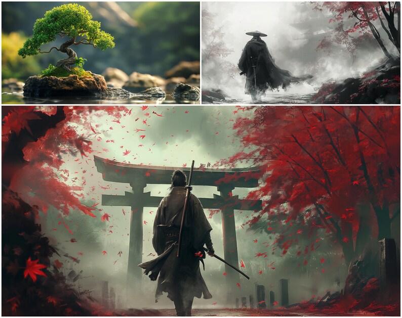 15 Japanese Themed - Desktop Wallpaper FULL HD 1920 X 1080 - Digital ...