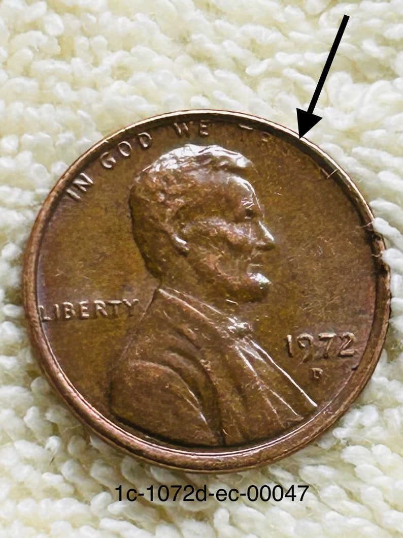 1972-D Lincoln Memorial Error Coin - Etsy