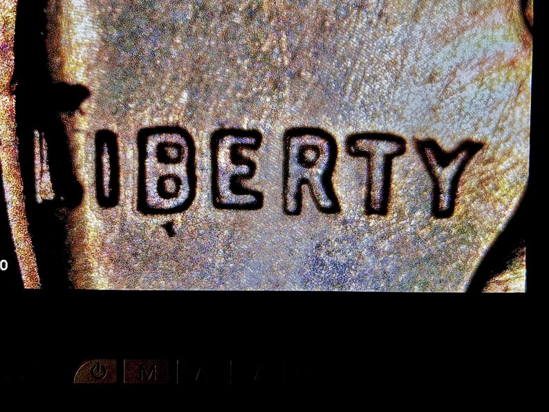 1961-D Lincoln Penny With D Over D Mint Mark & Obv Doubling. Red UNC ...