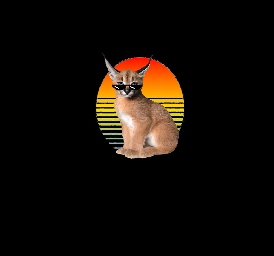 10 Digital SVG PNG JPG Big Floppa Caracal Cat Cool Funny - Etsy UK