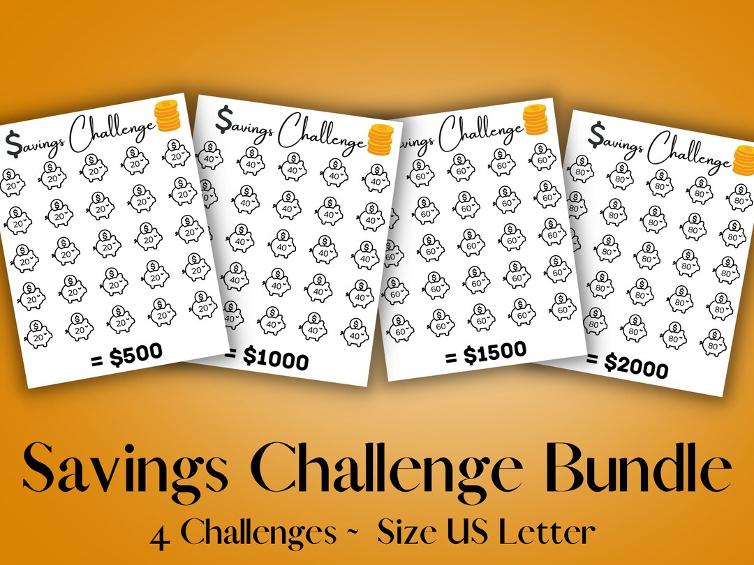 Savings Challenge | Savings Challenge Bundle | Savings Challenge ...