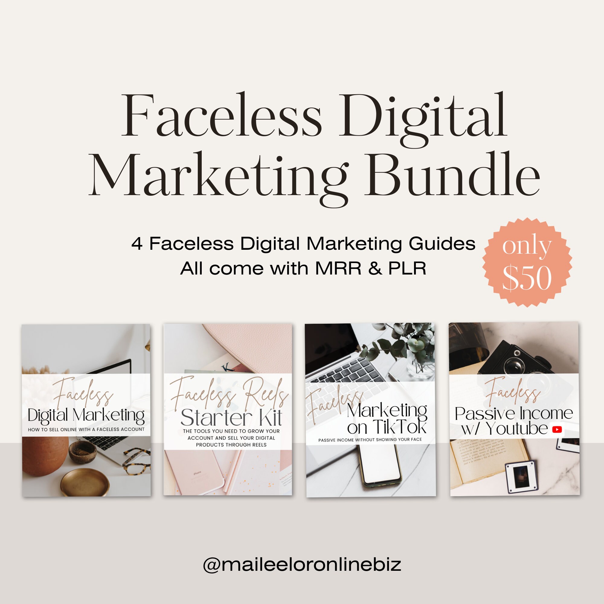 DFY Ultimate Faceless Digital Marketing Guides Bundle, Master Resell ...