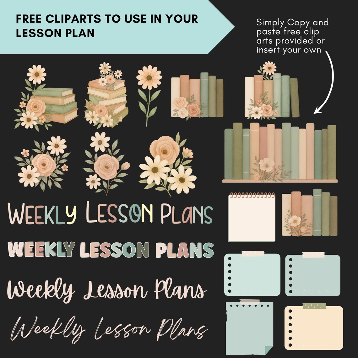 Editable Teacher Weekly Lesson Plans Google Sheets Digital Template ...