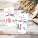 Nail Polish Teacher Appreciation Staff Gift Tag, Printable Mani Pedi ...