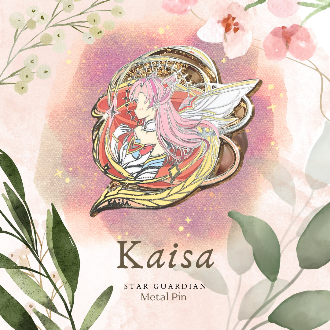 Kaisa Star Guardian Metal Pin league of Legends fan Art Badge Gift - Etsy