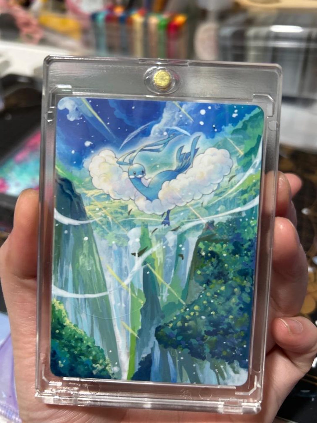 Ptcg ~ Altaria~ Pokemon Card Hand Painting ~ Customization Pokemon Art ...
