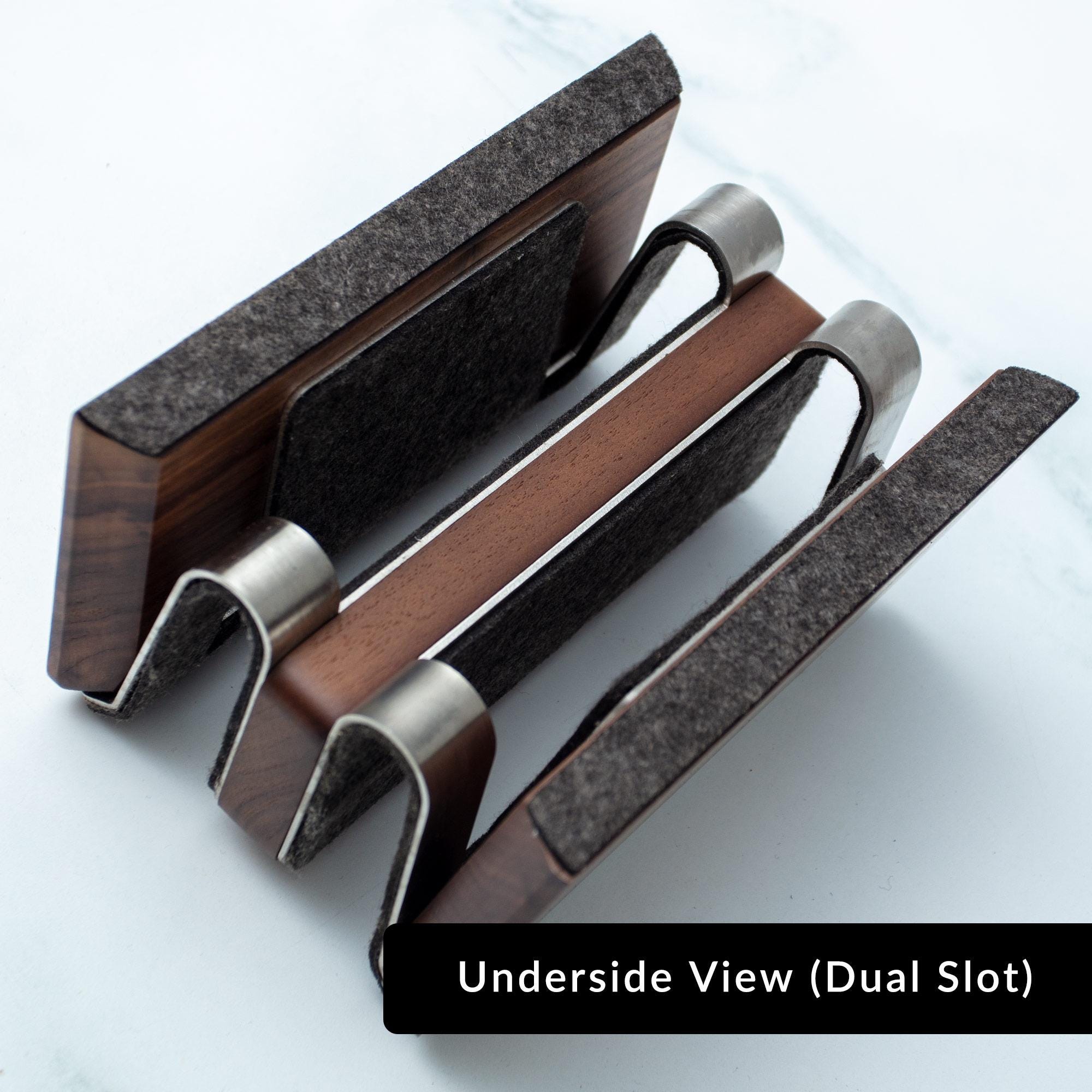 Vertical Laptop Stand | Heavy 2lb Weighted Base | Felt Lined MacBook ...