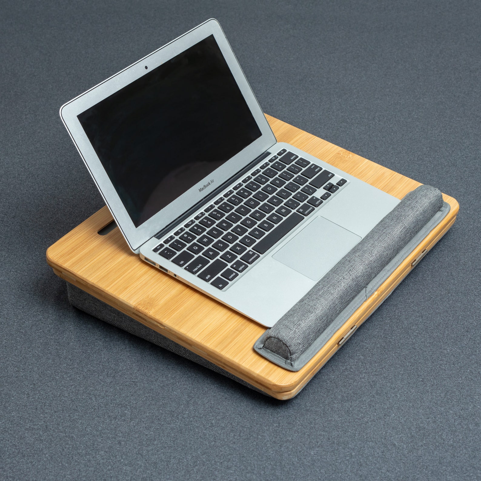 Adjustable Lap Laptop Desk With Cushion Pillow, Fits up to 15.6 Laptop ...