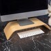 Wood Monitor Stand - Wood Computer Stand - Laptop Stand - Wood Monitor ...