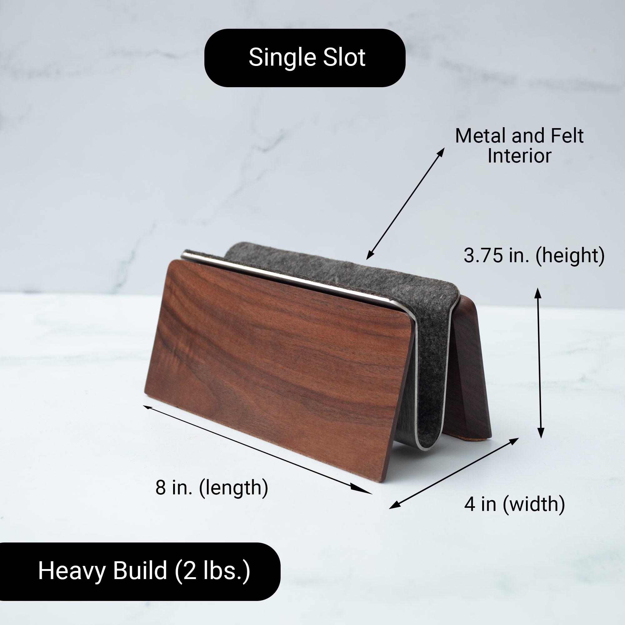 Vertical Laptop Stand | Heavy 2lb Weighted Base | Felt Lined MacBook ...