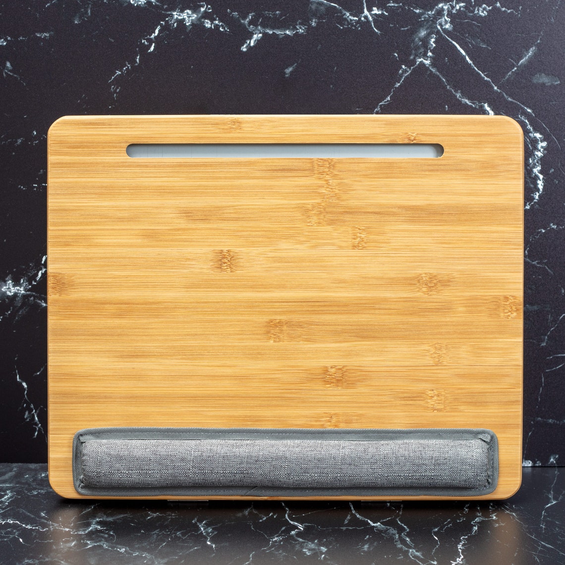 Adjustable Lap Laptop Desk With Cushion Pillow, Fits up to 15.6 Laptop ...