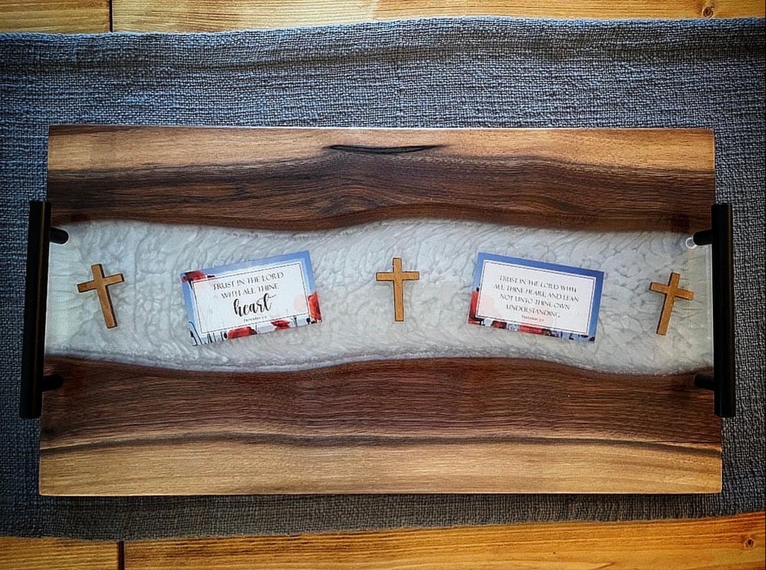Bible Verse Boards / Christian Boards / Epoxy Cutting Board / Epoxy ...