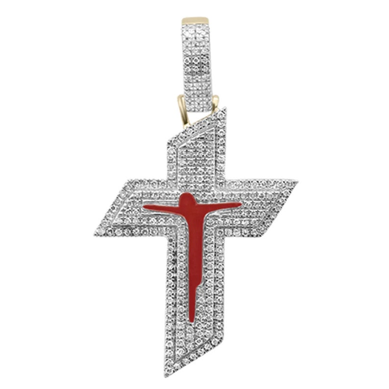 10k Bloody Cross Pendant - Etsy