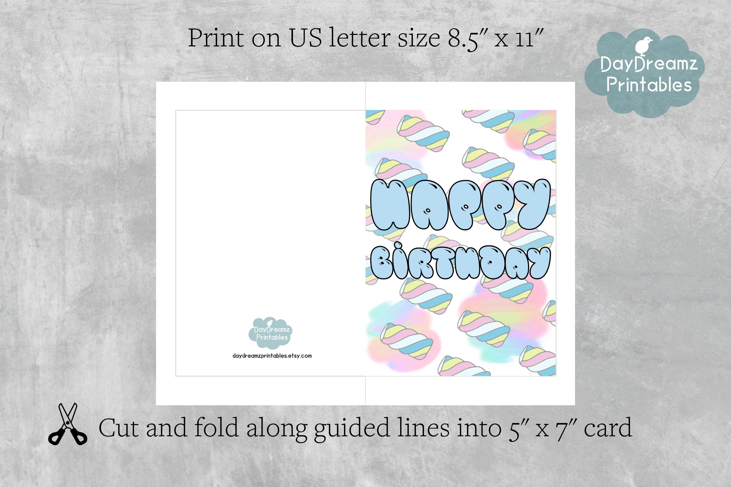 Printable Y2K Marshmallow Candy Holographic Birthday Card | Y2K Bubble ...