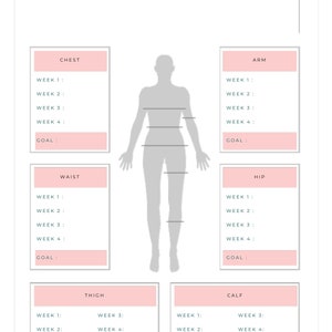Editable Workout Planner Canva Template-workout Tracker-fitness Tracker ...