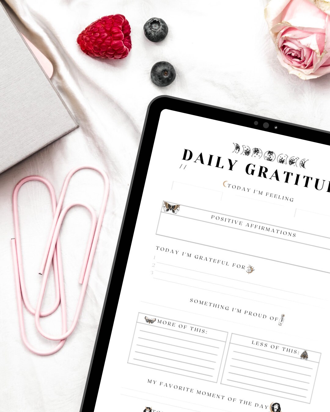 Daily Gratitude Journal-printable Gratitude Journal-digital Gratitude ...