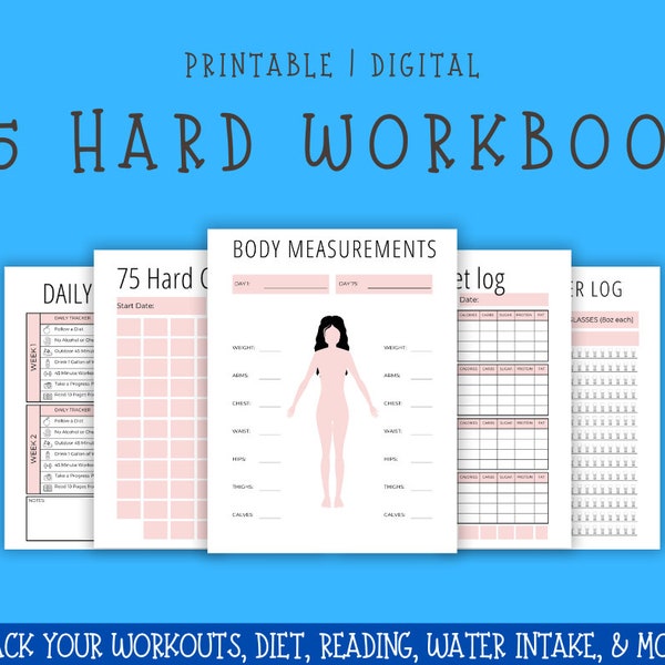 75 Hard Printable - Etsy