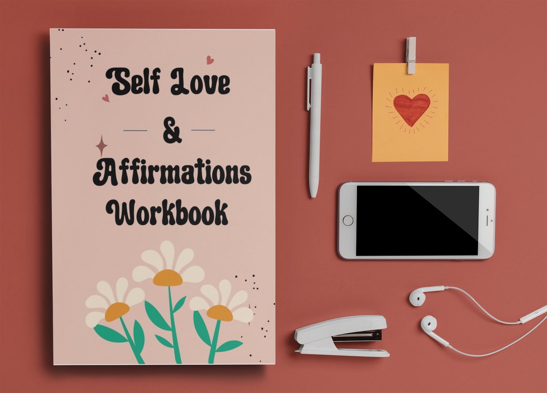 Self-love and Affirmations Printable Workbook-retro Theme-self-care ...