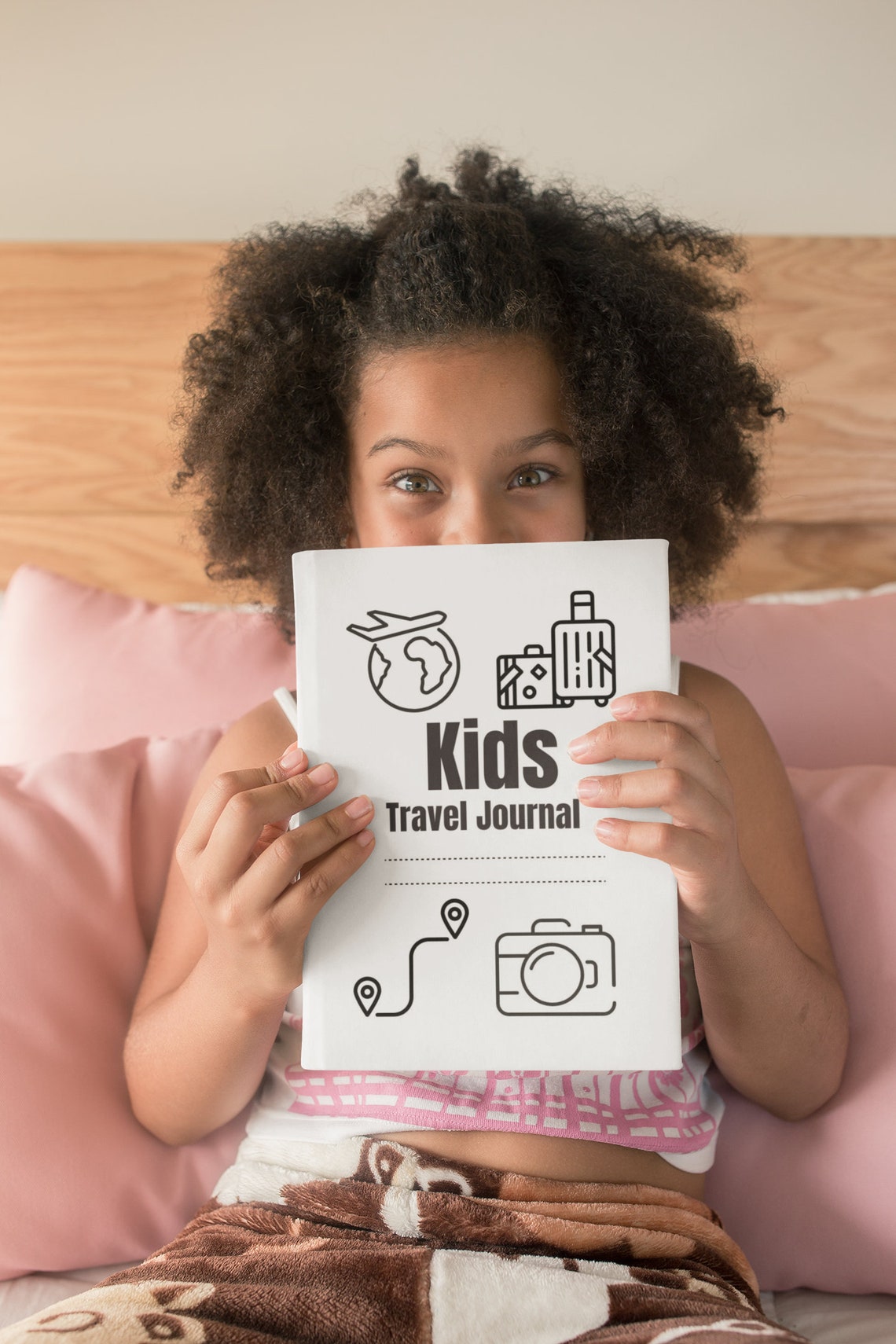 Digital Kids Travel Journal-canva Template-editable-vacation Journal ...