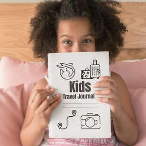 Digital Kids Travel Journal-canva Template-editable-vacation Journal ...