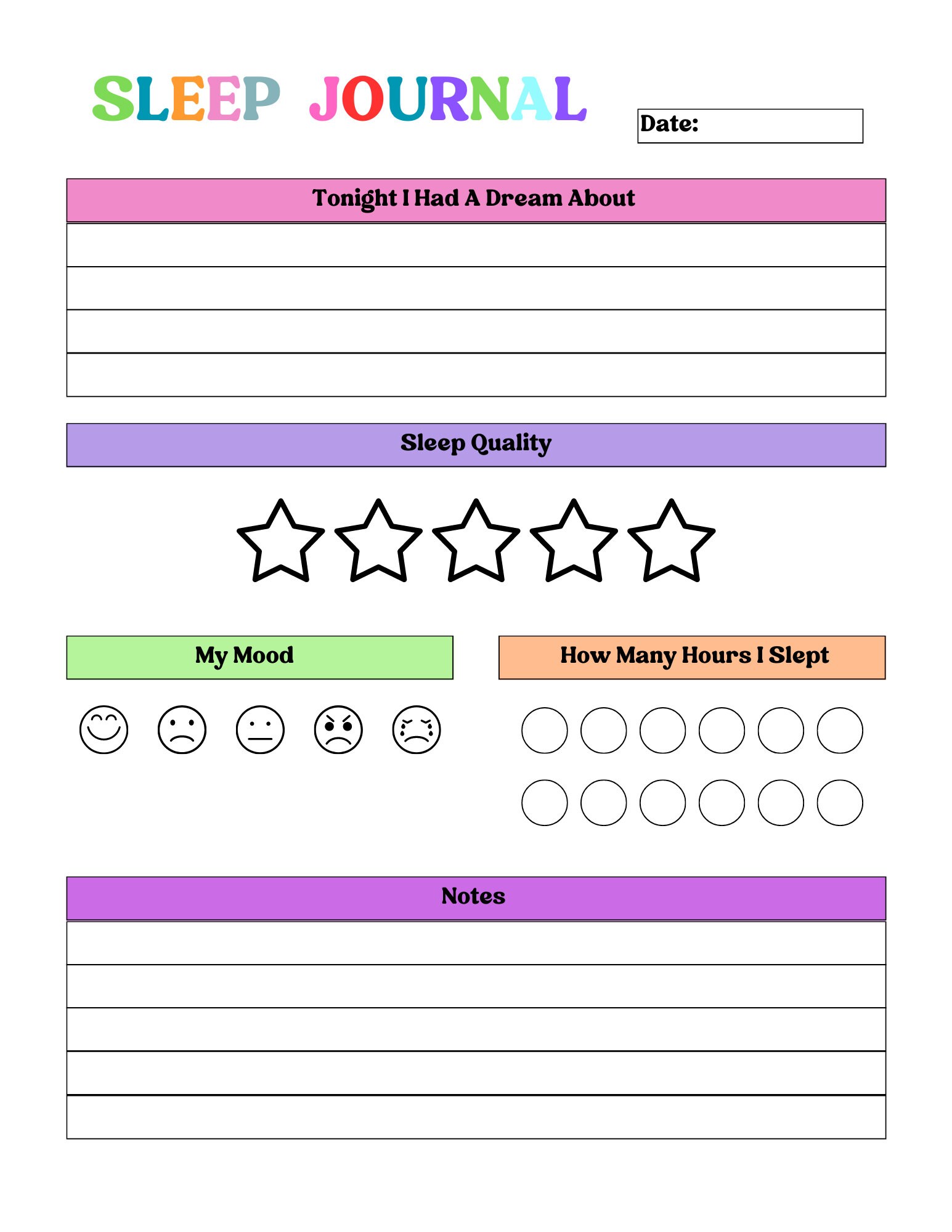 Kids ADHD Planner and Journal - Etsy