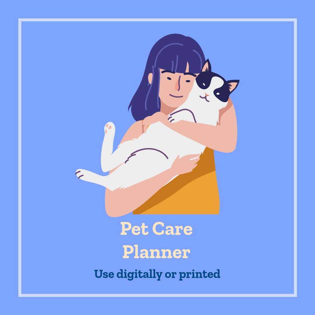 Pet Care Planner-pet Organizer-pet Tracker-pet Training-pet Health ...