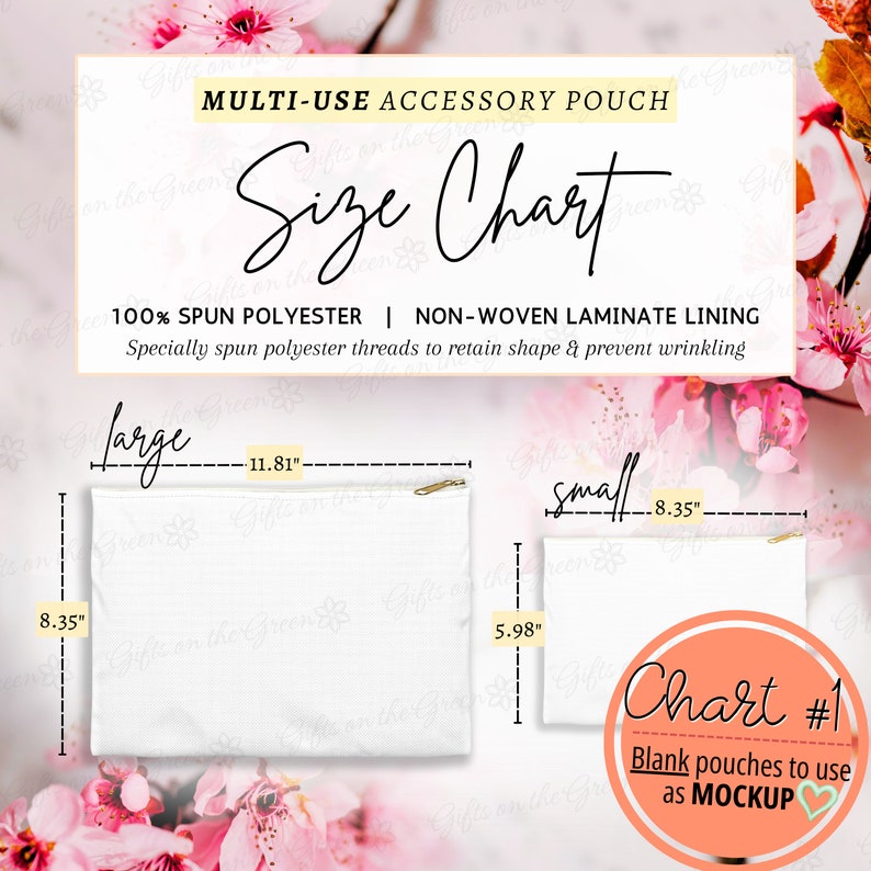 Printify Accessories Pouch Size Chart Mockup Aop Accessory Pouch T ...
