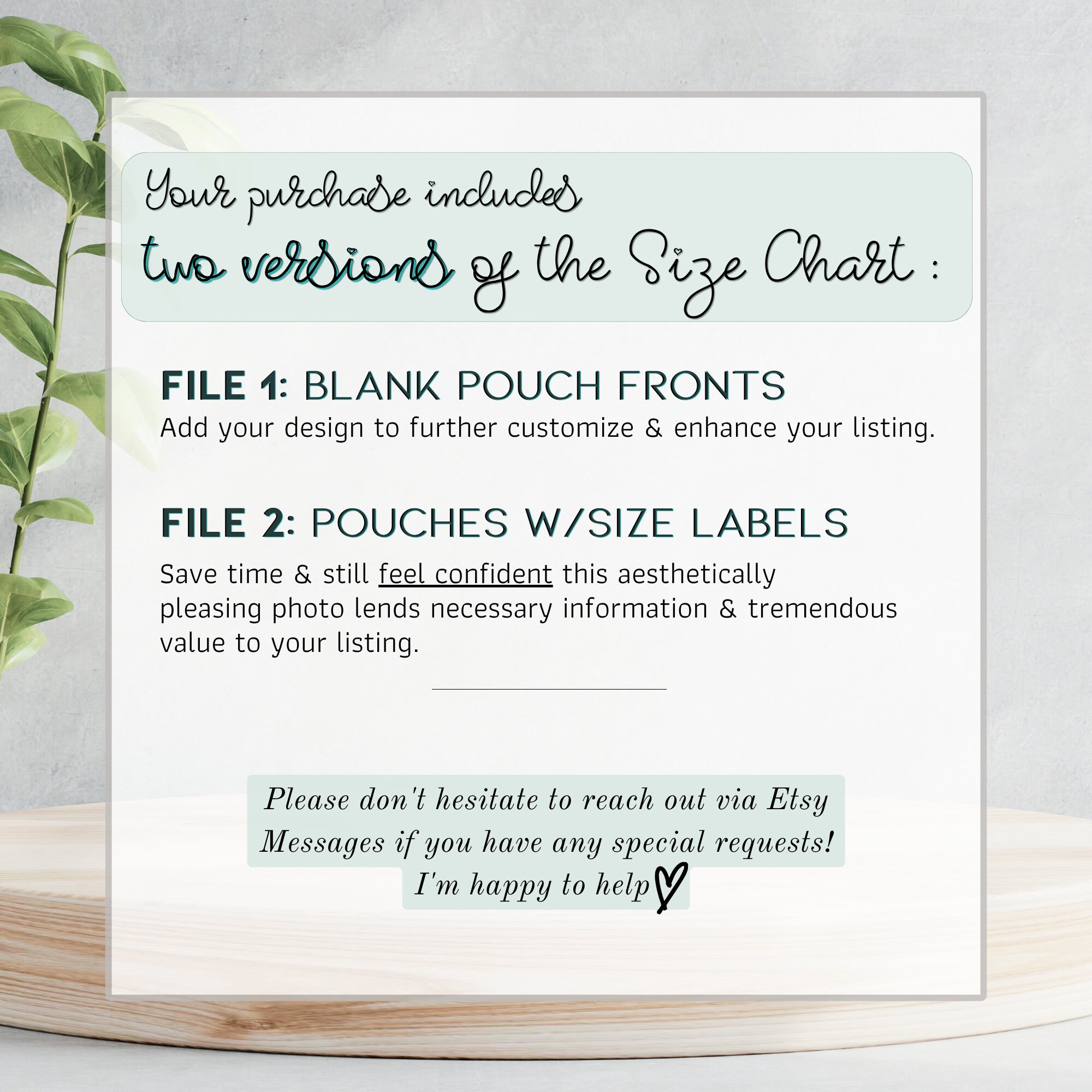 Accessory Pouch Size Charts, Printify Accessory Pouch Size Chart Mockup ...