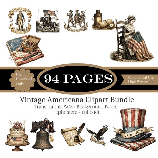 Digi Patriotic Clip - Etsy