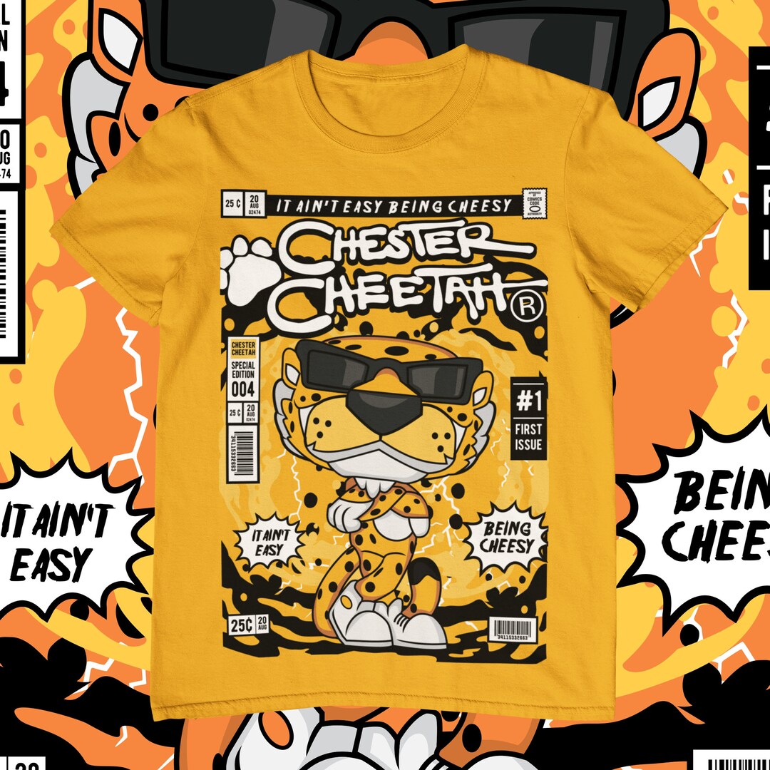 Chester Che3tah Funko Pop Cartoon T-shirt Template Design for DTG DTF ...