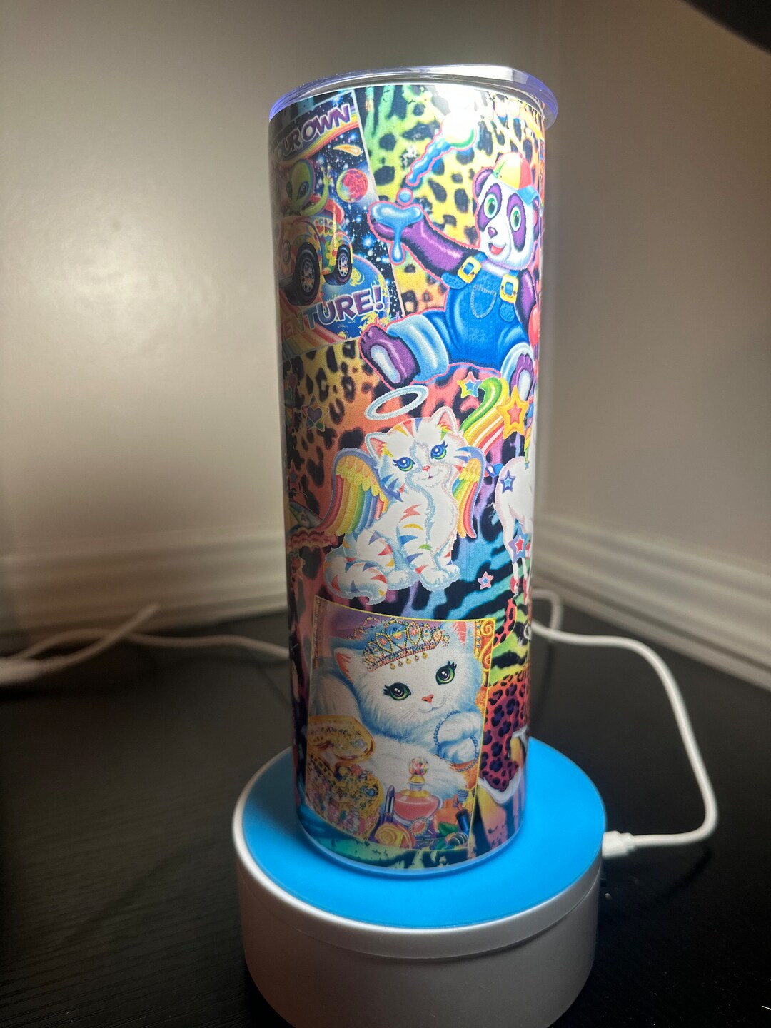 Lisa Frank Collage 20oz Tumbler With Lid and Straw - Etsy