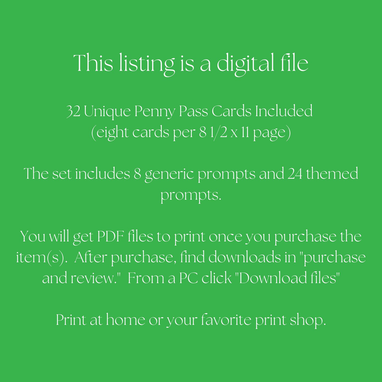St. Patrick's Day Penny Pass - Etsy